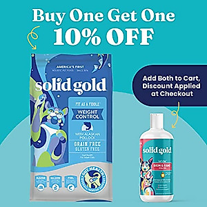 Solid Gold - Fit as a Fiddle Weight Management Cat Food - Low Calorie Grain Free Dry Cat Food Recipe with Alaskan Pollock - Superfoods & Probiotics for Gut Health and Immune Support