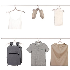 12Pcs Travel Hangers Thin and Light Portable Plastic Foldable Hangers Folding Clothes Hangers for Business Trip Travel, Space Saving Clothes Hangers