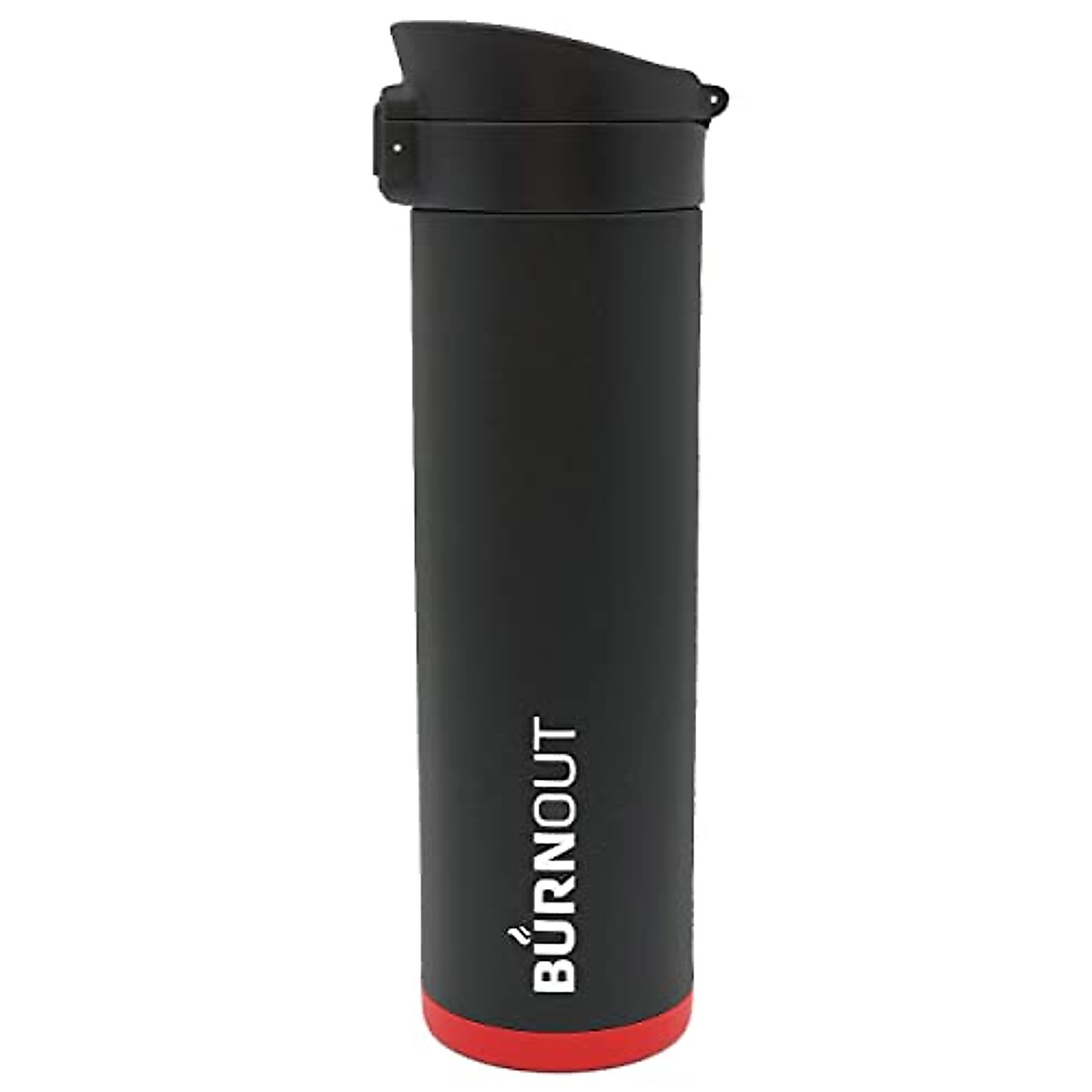 BurnOut Temperature Regulating 16 oz. Smart Mug - New Pop Top Lid (Black)