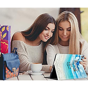 iPad Mini 6 Case, iPad Mini 2021 6th Generation Case Auto Sleep/Wake Multi-Angle Stand for iPad Mini 6th Gen 8.3 Inch , Stay Positive Work Hard Make It Happen Arrow Print