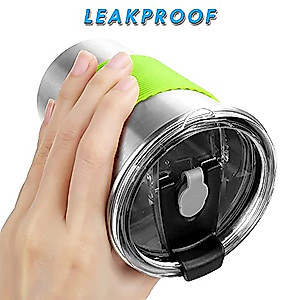 ShineMe Kids Stainless Steel Cups,12oz Kids Metal Drinking Glasses with Lids and Sleeves, 5pack Reusable Water Tumbler for Children and Adults, Apply to Indoor and Outdoor