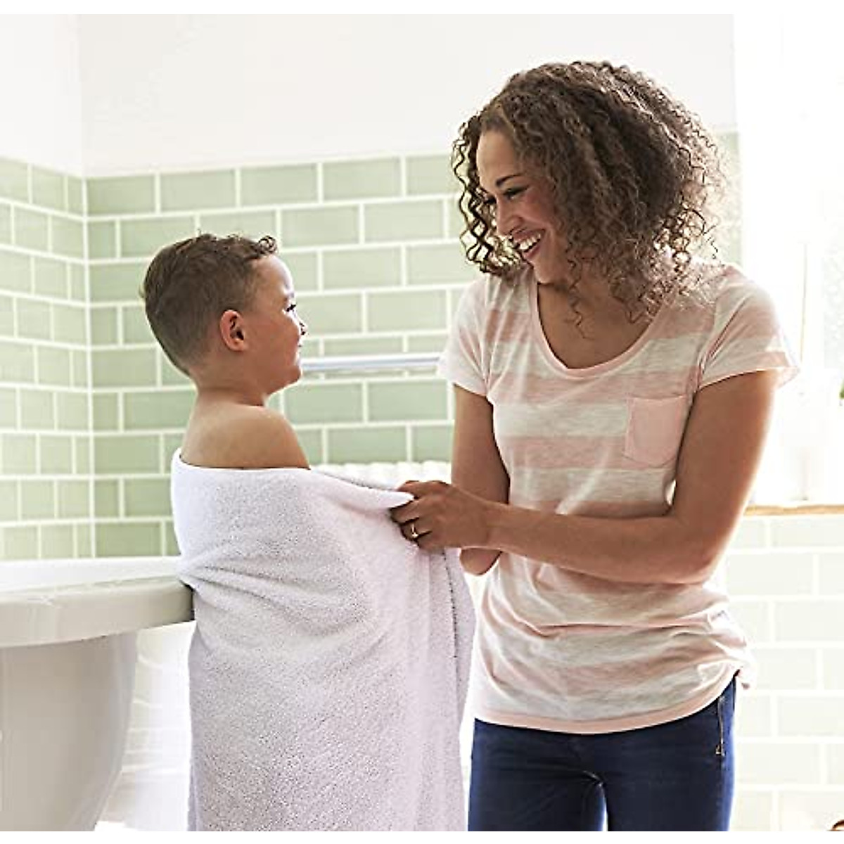 Utopia Towels Premium Bundle - 1 Cotton Washcloths White (12x12 inches), Pack of 24 with 1 Medium Cotton Towels, White, (24 x 48 Inches), Pack of 6