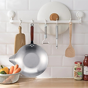 Ciieeo Tanghulu Sugar Pan Sugar Dipping Pan Cast Iron Grilling Wok Melt Pan with Handle Metal Cookware Woks & Stir-fry Pans Glass Pots for Cooking on Stove Candies Melting Pot Appliance Heavy