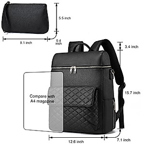 Diaper Bag Backpack Leather Baby Bag with Multiple Pockets, Changing Station, Stroller Straps, Large Capacity for Wet Clothes, Breast Pump, Milk Bottle Brown