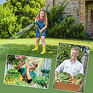 100 pcs 6 inch U-Shaped Landscape Staples and 100 pcs Fixing Gasket Sets, Garden Landscape Staples are Suitable for Outdoor Irrigation Hoses,Fixed Fences,Artificial Turf Nails and Tents.