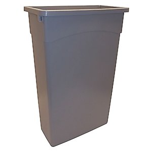 Tough Guy 4PGU8 Rectangular Container, 23 G, Gray