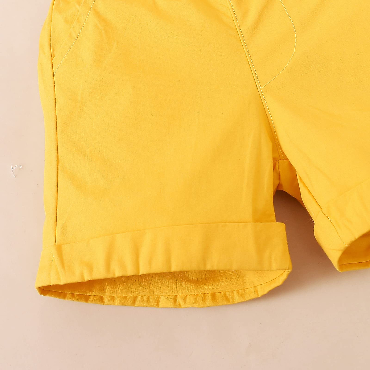 Noubeau Baby Boy Girl Brother Sister Matching Outfits Sunflower Print Short Sleeve Tops Romper+Suspender Overalls Shorts Clothes Set (Sunflower- Shirt, 12-18 Months)