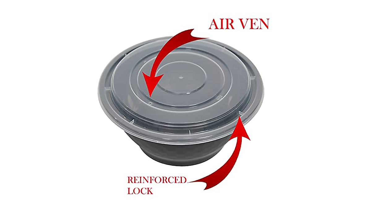 Elam Meal Prep Containers - 25 Pack for Easy Storage