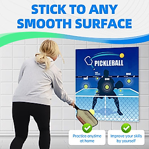 Dink Master Pickleball Practice Board-Wall Pickleball Rebounder Training Aid-Quickly Practice Your Forehand,Dink Shot and Volley and Improve Your Pickleball Game-2.7ft*2.4ft