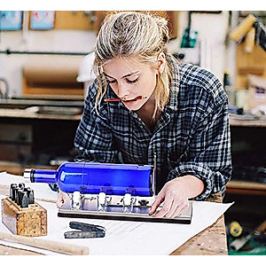 Bottle Cutter & Glass Cutter Kit, for Cutting Wine Bottle or Jars to Craft Glasses