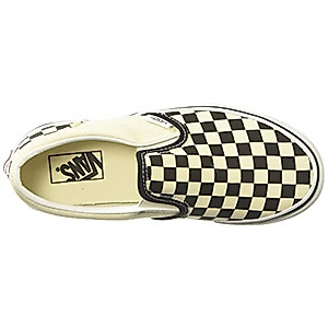 Vans Kids Classic Slip-On (Checkerboard) Black/True White VN000ZBU5GU Size 11.5
