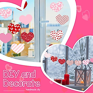 300 Pcs Valentine's Day Tissue Paper Red Hot Pink Tissue Paper for Gift Bags Decorative Tissue Paper Gift Wrapping Paper Pastel Tissue Paper for Arts Crafts, DIY, Birthdays, Weddings 14 x 20 Inch