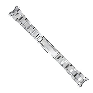 Ewatchparts 19MM OYSTER WATCH BAND SOLID STAINLESS STEEL BRACELET COMPATIBLE WITH 78350 7835 ROLEX 34MM