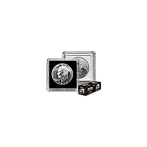 BCW 2x2 Coin Snap Holder Large Dollar (38.1mm) Bundle of 25