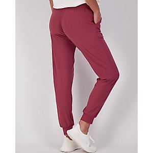 Real Essentials Women's Lounge Jogger Soft Teen Sleepwear Pajamas Fashion Loungewear Yoga Pant Active Athletic Track Running Workout Casual wear Ladies Sweatpants Pockets, Set 6, XL, Pack of 3