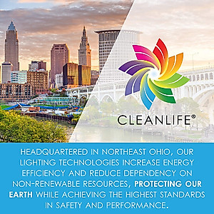 CLEANLIFE LED Vapor Tight Light Cage Jelly Jar, Transparent Lens – Integrated LED Industrial Light Fixture for Indoor and Outdoor Ceiling Light Fixture, Vapor Proof Security Cage Light, NSF Certified