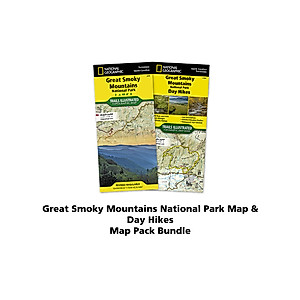 Great Smoky Mountains Day Hikes and National Park Map [Map Pack Bundle] (National Geographic Trails Illustrated Map)