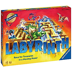 Ravensburger Labyrinth - Enthralling Family Board Game | Ideal for Kids and Adults Aged 7 and Up | Offers Great Replay Value | Designed for 2-4 Players | Globally Celebrated | ASIN: 26448