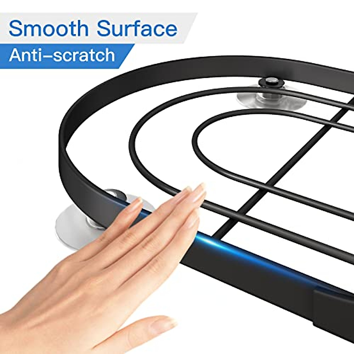 Pots and Pans Organizer for Cabinet, PXRACK 8 Tier Snap-on and Adjustable Pan Organizer Rack for Under Cabinet, Pot Organizer for Kitchen Organization & Storage, Rustproof Pot Lid Organizer (8 Tier)