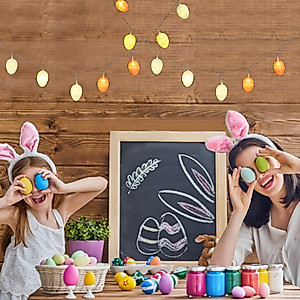 Lurrose 1 Set 10 Easter Egg String Lights Easter Egg Fairy Lights Easter Eggs Pendant Firefly Lights Easter Decoration Lights Easter Outdoor Lights Flashing Lights Soft Lamp Beads