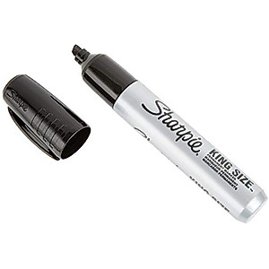 Sharpie 15001 Sharpie Pro King Size Chisel Tip Permanent Markers, 24 Markers