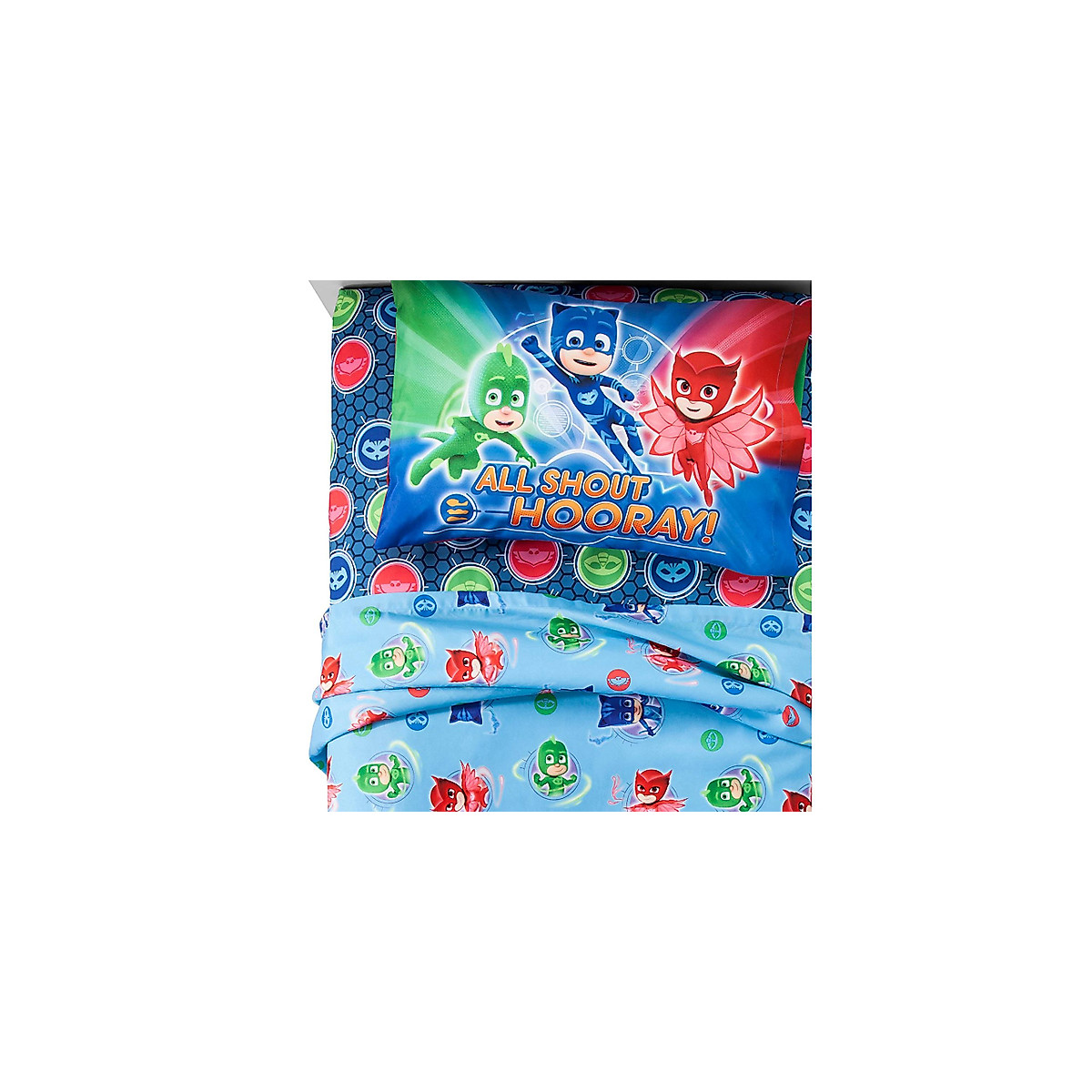 PJ Masks Twin Sheet Set Its Hero Time