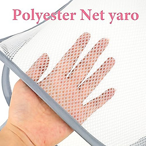 Qianyu Mesh Collapsible Laundry Baskets Pop Up Laundry Hamper Bag Small Wall Foldable Clothe Storage with Self-Adhesive Hook Portable Laundry Bin for Washing Kids Toy Chest University Dormitory Travel