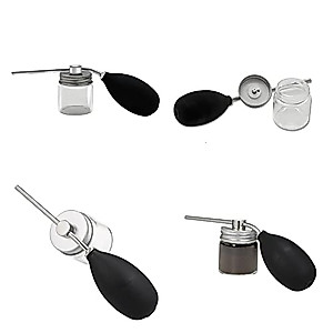 Denpetec Hair Fiber Applicator,Spray Applicator Pump Nozzle for Hair Fibers,Professional Hair Fiber Spray Applicator,Hair Loss Concealer Sprayer,Silicone Fiber Powder Hair Grooming Tool