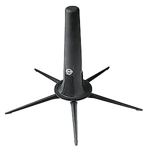 K&M König & Meyer Soprano Saxophone In-Bell 5 Leg Stand 15290-000-55 Professional Grade for all Musicians | Lightweight & Compact | Stable Secure Non-Slip Feet | German Made | Black