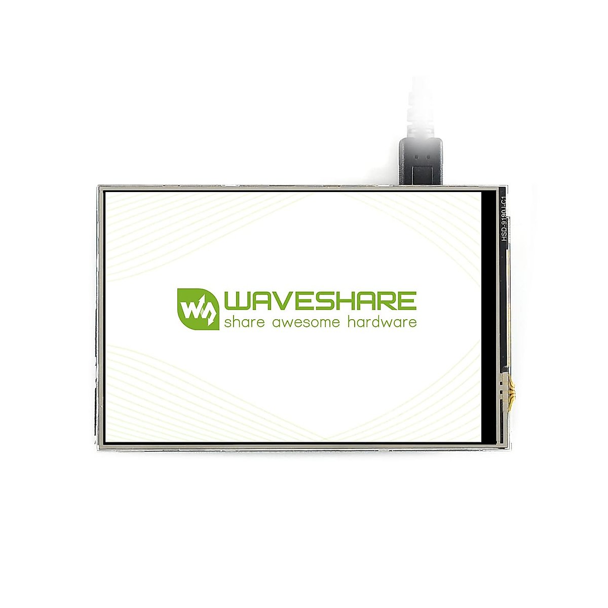 waveshare 4inch Resistive Touch Display Compatible with Raspberry Pi 4B/3B+/3B/2B/B+/A+/Zero/Zero W/WH/Zero 2W Series Boards 480×320 Resolution 125MHz High-Speed SPI