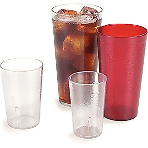 Carlisle FoodService Products Plastic Tumbler 9.5 Ounces Clear (Pack of 24)