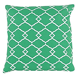 Milton Greens Stars 100% Cotton Throw Pillow(Set of 2) Green, 2 Piece