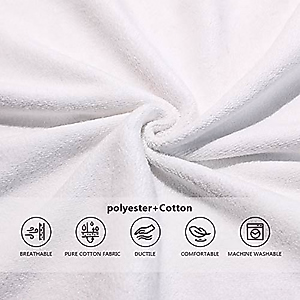 Christmas Hand Towels 16x30 in Bathroom Towel, Happy New Year Snowflakes Christmas Gingerbread Man Ultra Soft Highly Absorbent Small Bath Towel Winter Merry Christmas Bathroom Decor Gifts