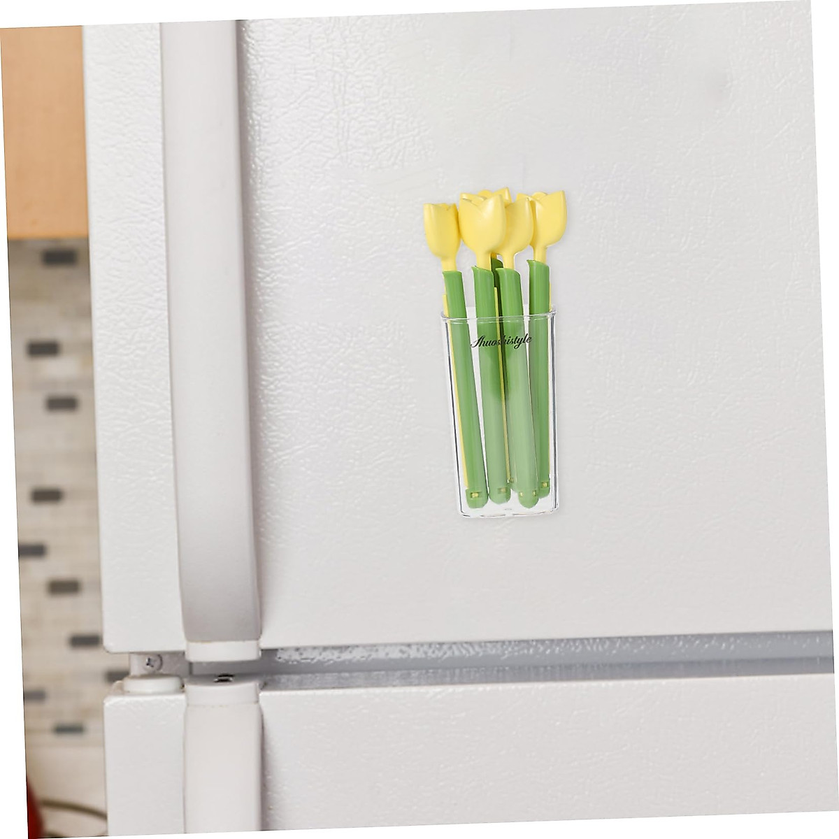 BUGUUYO Food Storage Clips 5 Pack Reusable Shape Yellow Chip Bag Clips Bread Bag Clips Candy Bags Clips