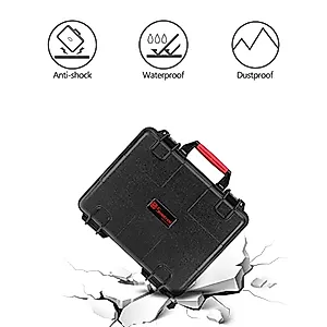 Smatree SmaCase GA500 Floaty/Water-Resist Hard Case Compatible for GoPro Hero 11/10/9,8,7,6,5,4,3 Plus, 3, 2, 1,GoPro Hero (2018),DJI Osmo Action, 7.9 Liter Update(Camera and Accessories Not Included)