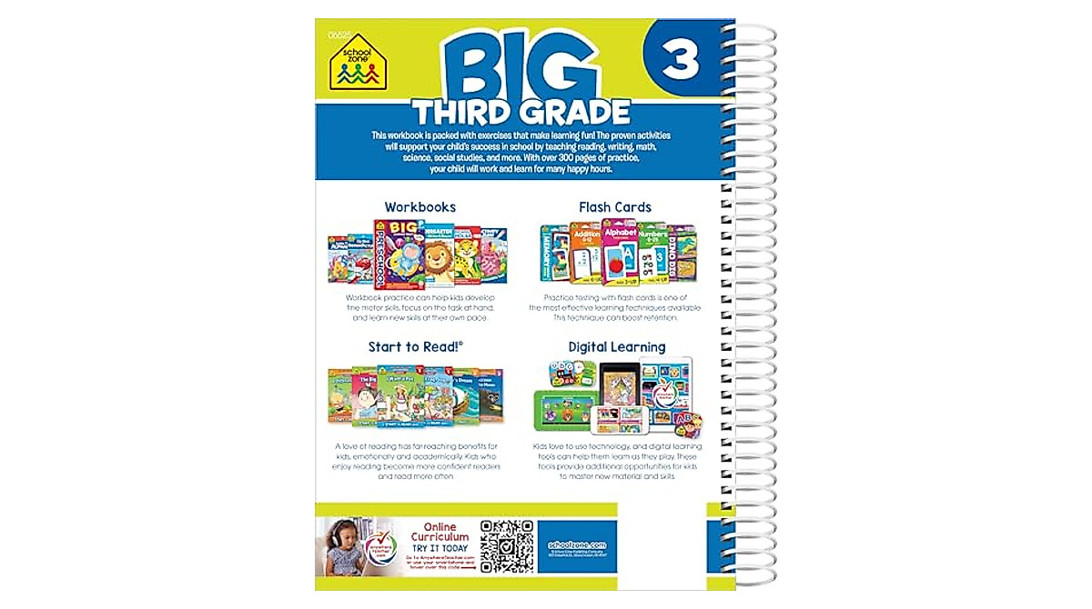 Big Third Grade Workbook - Learning Fun for 8-9 Year Olds