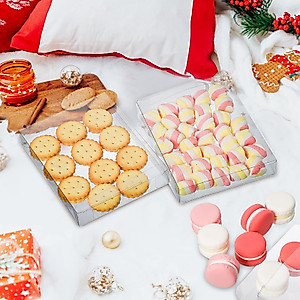 Yesland 60 Pack Clear Box for Greeting Cards, 6 x 4.75 x 1 Inch Rectangle Plastic Photo Storage Box Cases Fits A2 Size Cards Envelopes for Stationery Organizer, Small Business Supplies