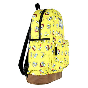 Nickelodeon SpongeBob SquarePants Face Expressions All Over Print Backpack