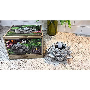 VP Home Lotus Flower Solar Powered LED Outdoor Decor Garden Light Lotus Solar Light for Home, Patio, Yard Solar Lotus Flower Light Outdoor Patio Table Decorations