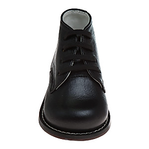 Josmo unisex baby Unisex Walking First Walker Shoe, Black, 2 Infant US