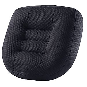 DYMGFZD Office Chair Cushions for Back and Butt, Ergonomic Chair/Seat Cushion for Long Sitting, Sitting Pillow for Automobile, Wheelchair, Computer Chair and Office Chair Hip Support Black