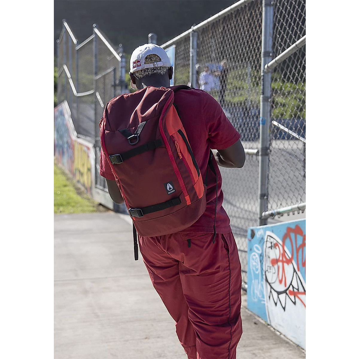 NIXON Hauler 25L Backpack - Olive Dot Camo - Made with REPREVE® Our Ocean™ and REPREVE® recycled plastics.