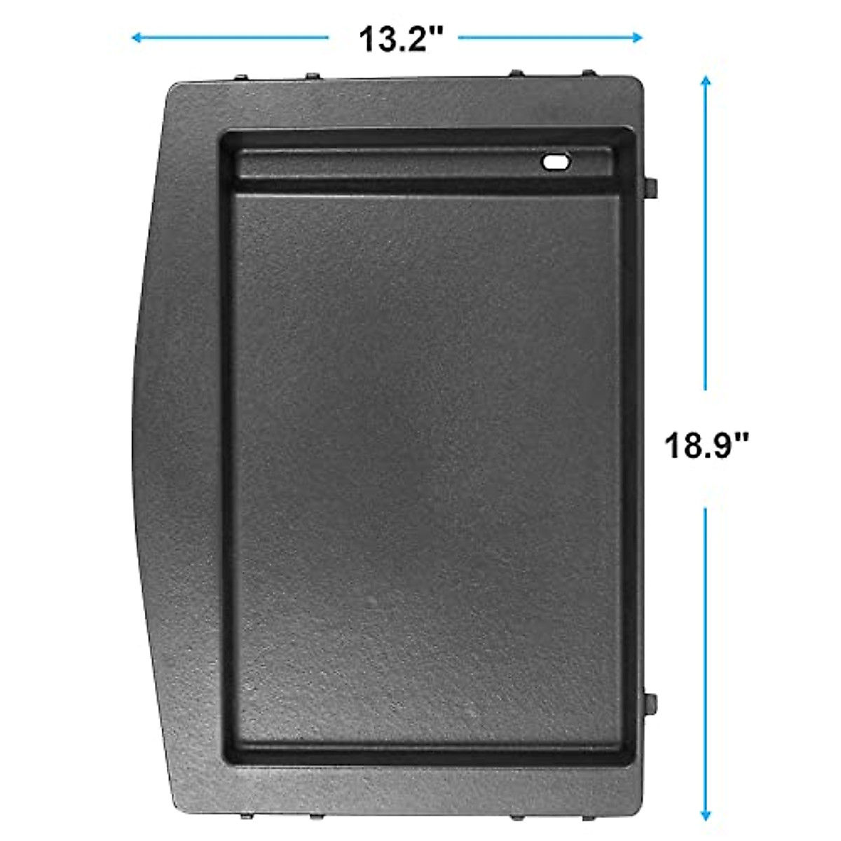 Cast Iron 7599 Griddle for Weber Genesis II 300 & 600 Series and Cast Iron Cooking Griddle Parts for Weber Genesis II LX 3/4/6 Series Burner Grills, Grill Accessories for Weber Outdoor Grill.