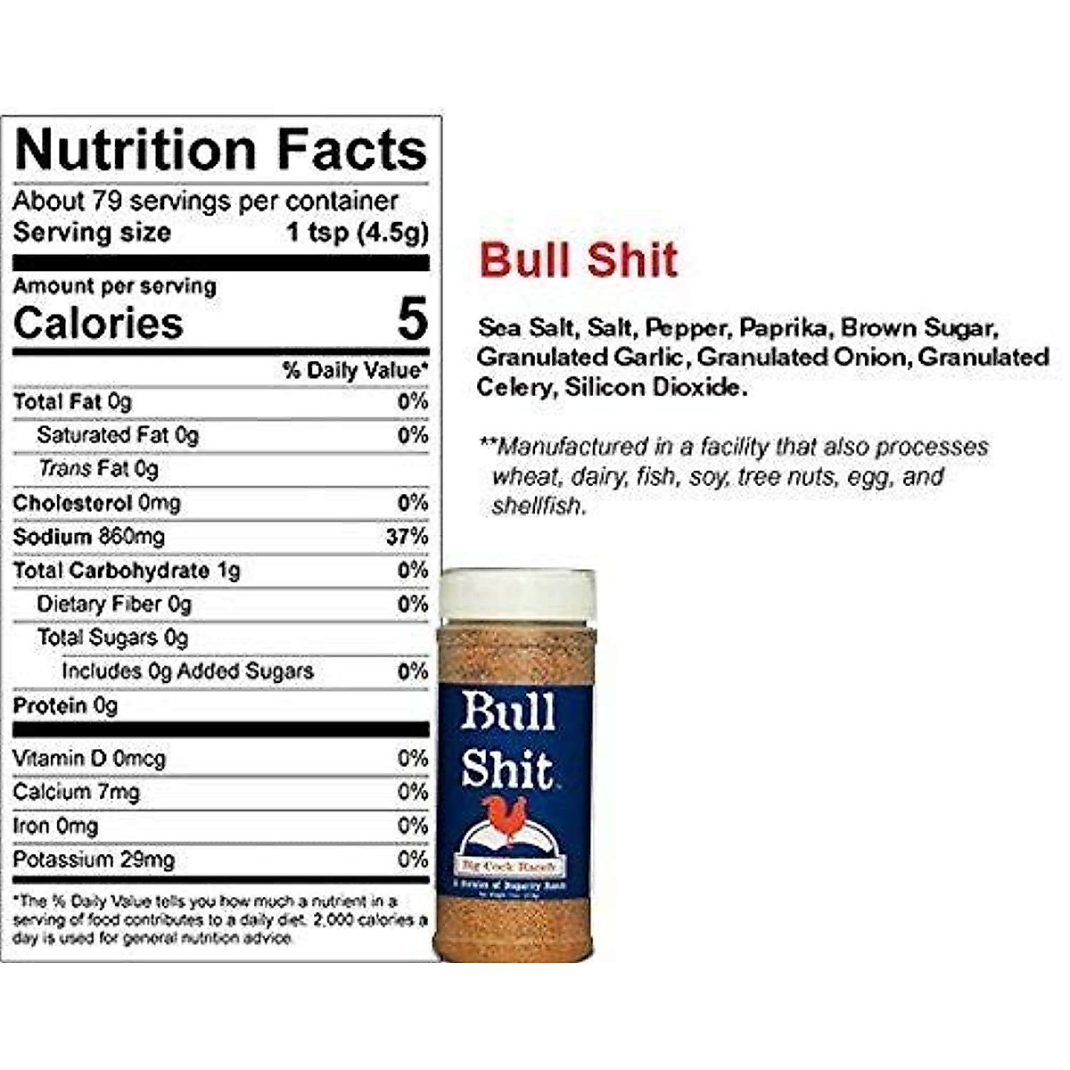 Big Cock Ranch - Box o' Shit Sampler Pack of 4 Different Seasonings (1 each of Bull, Special, Good & AW)