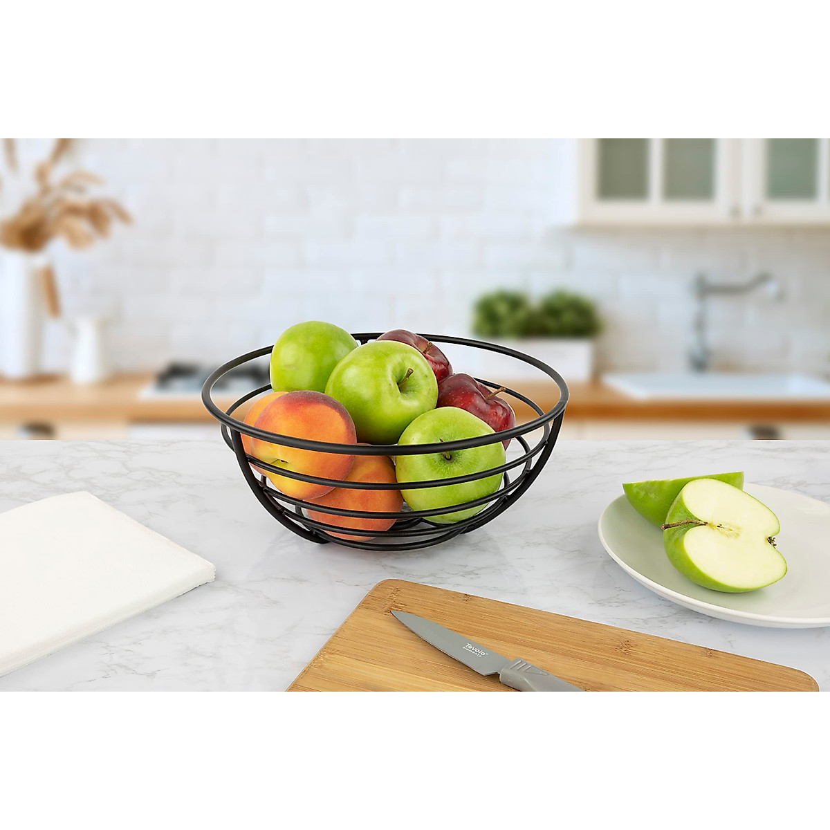 Spectrum Diversified Euro Fruit Bowl for Table Display and Organization of Fruit Vegetables Produce and More