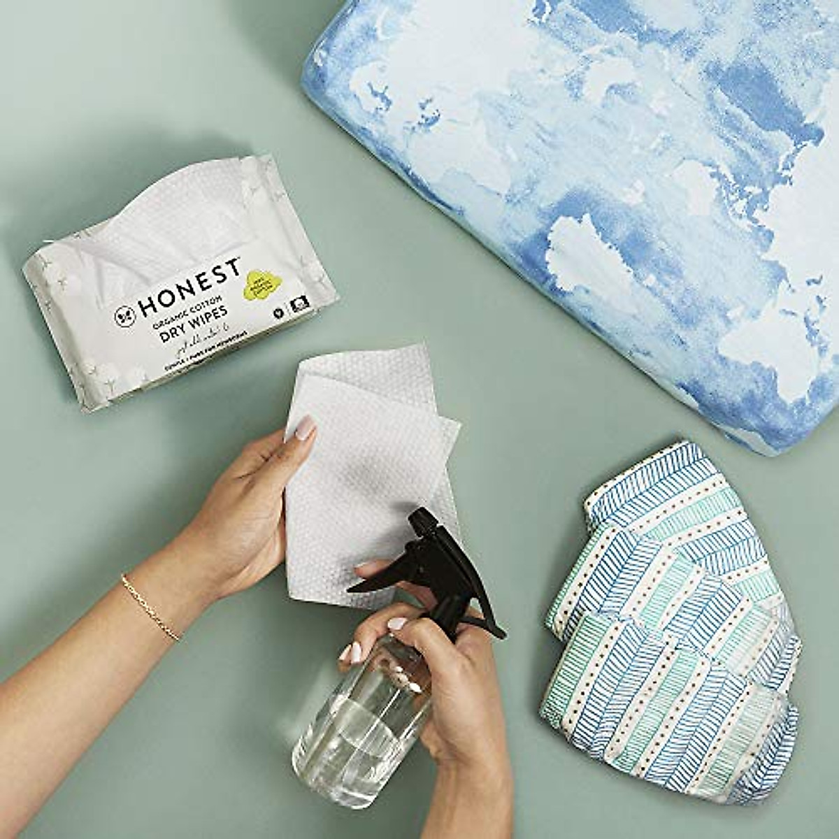 The Honest Company Dry Wipes, 192 wipes -48 Count (Pack of 4)