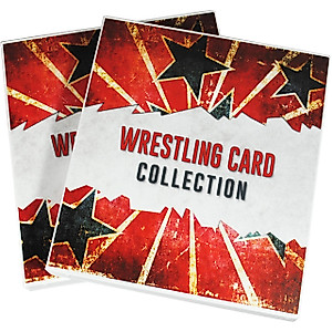 UniKeep WWE WrestleMania Themed Collectible Card Storage Binder - Comes With 20 Card Pages