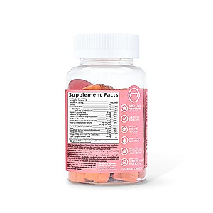 Sugarbear Women's MultiVitamin, Vegan Collagen Booster Blend, with Glutathione, Omega-3, Folate, Biotin & Vitamin C (1 Month Supply)