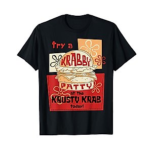 SpongeBob SquarePants Try A Krabby Patty At The Krusty Krab T-Shirt