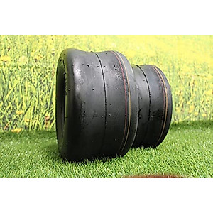 Set of Two 13X6.50-6 4 Ply Turf Tires for Lawn & Garden Mower 13X6.5-6